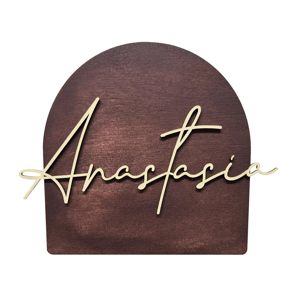 Personalized oval name sign - Keikiwood